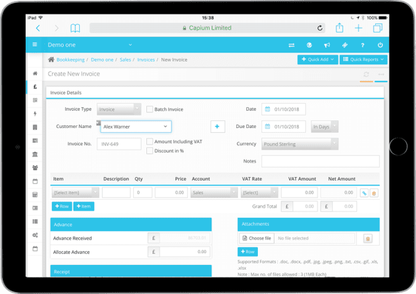 Bookkeeping Software | Capium