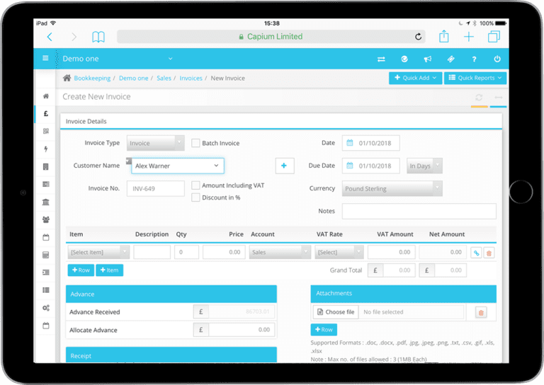 Bookkeeping Software | Capium